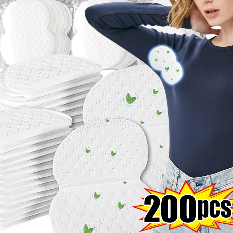 10/200pcs Unisex Summer Sweat Pads Deodorants Underarm Anti ...