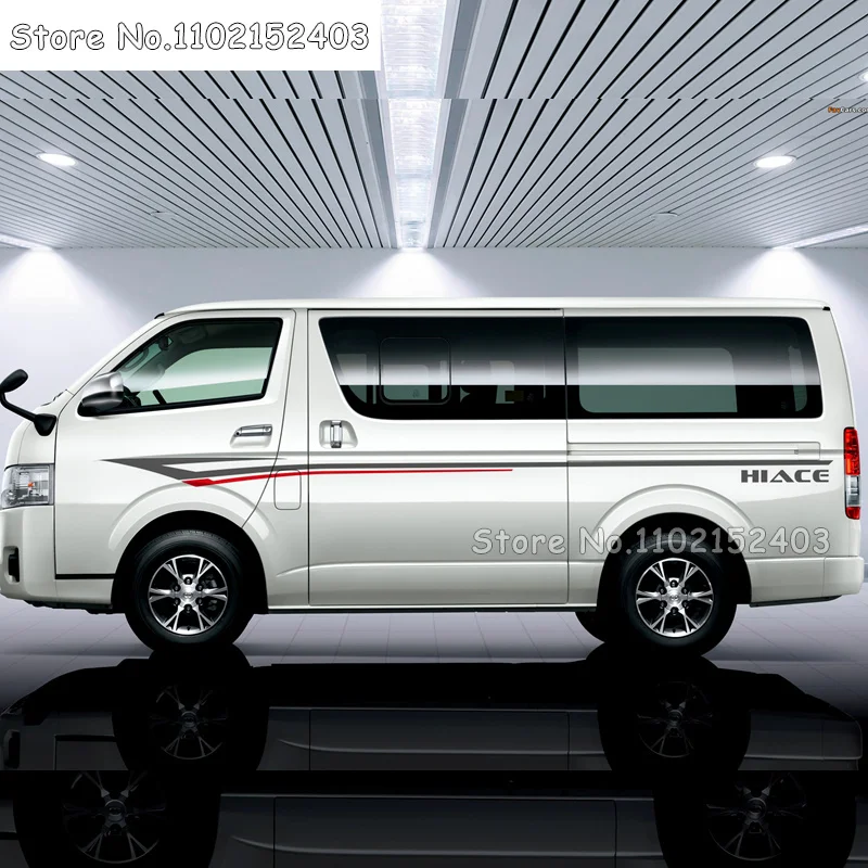 1set-Car-Styling-Sport-Stripes-Both-Side-Door-Waist-Lines-Sticker-For ...