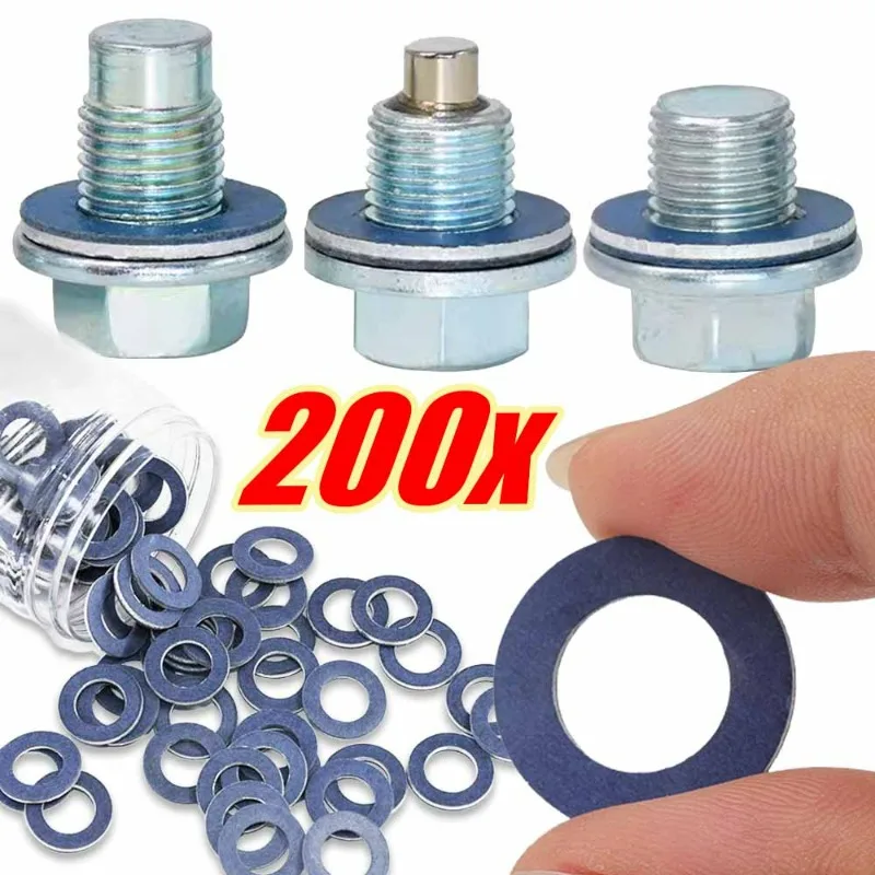 12mm-Hole-Nut-Seal-Ring-Car-Oil-Pan-Drain-Screw-Gasket-Engine-Sump-Oil ...