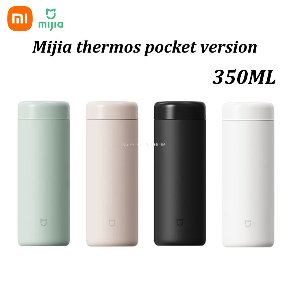 XIAOMI Mijia Thermos Pocket Version 350ML Vacuum Bottle 316L Stainless Steel Water Bottle Keep ...