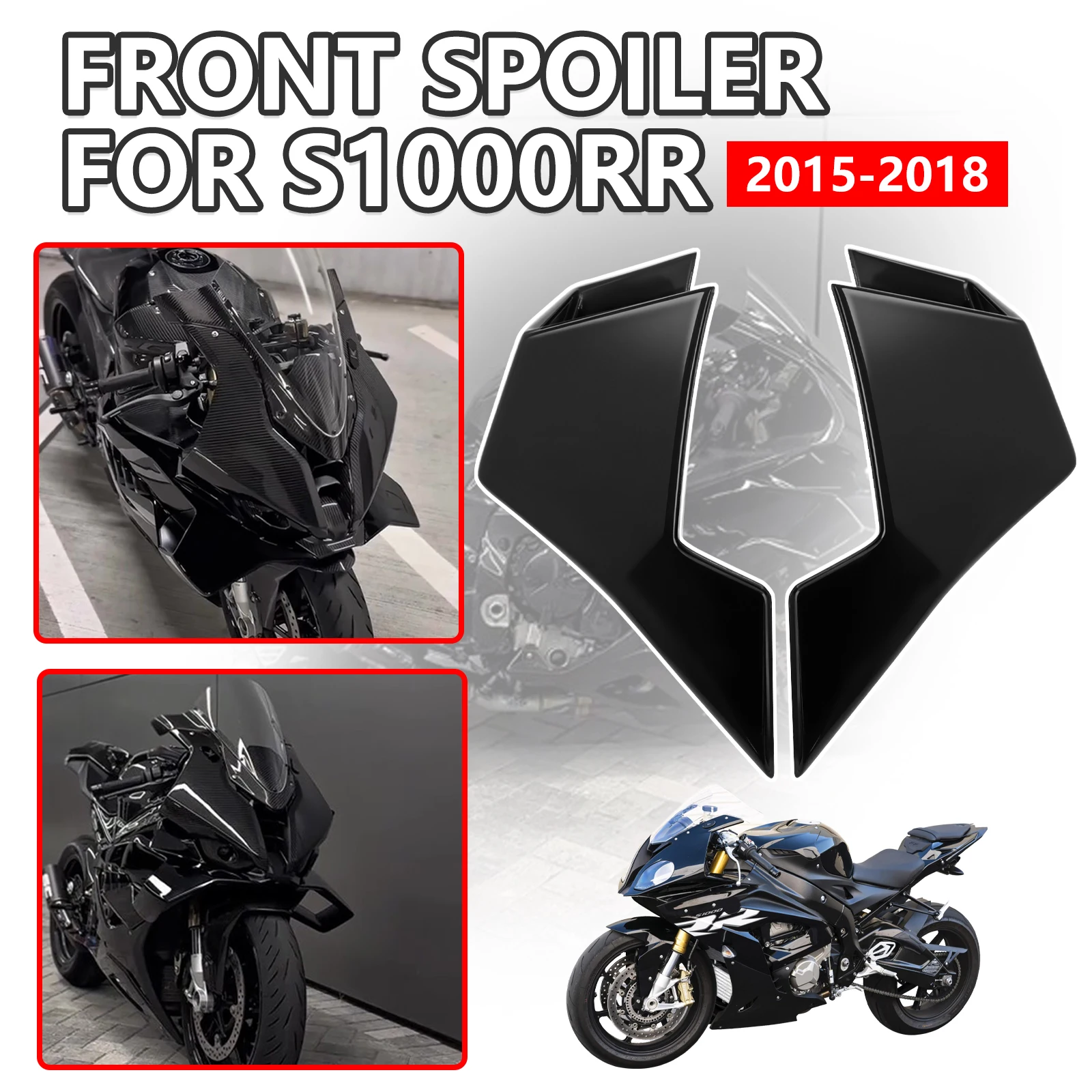 For BMW S1000RR s1000rr 2015-2018 Motorcycle Front Spoiler Downforce ...