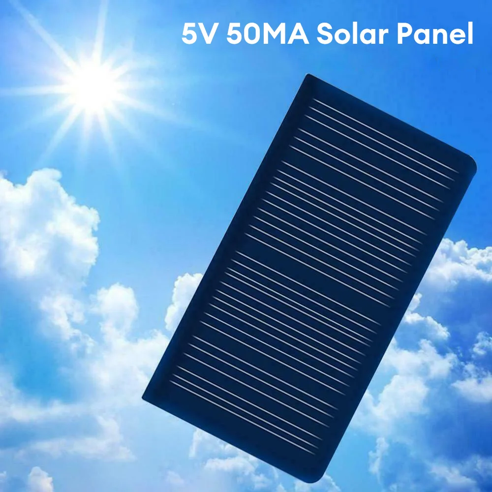 1-2-Pcs-Mini-5V-Solar-Power-Panel-Solar-System-Module-DIY-Polysilicon ...