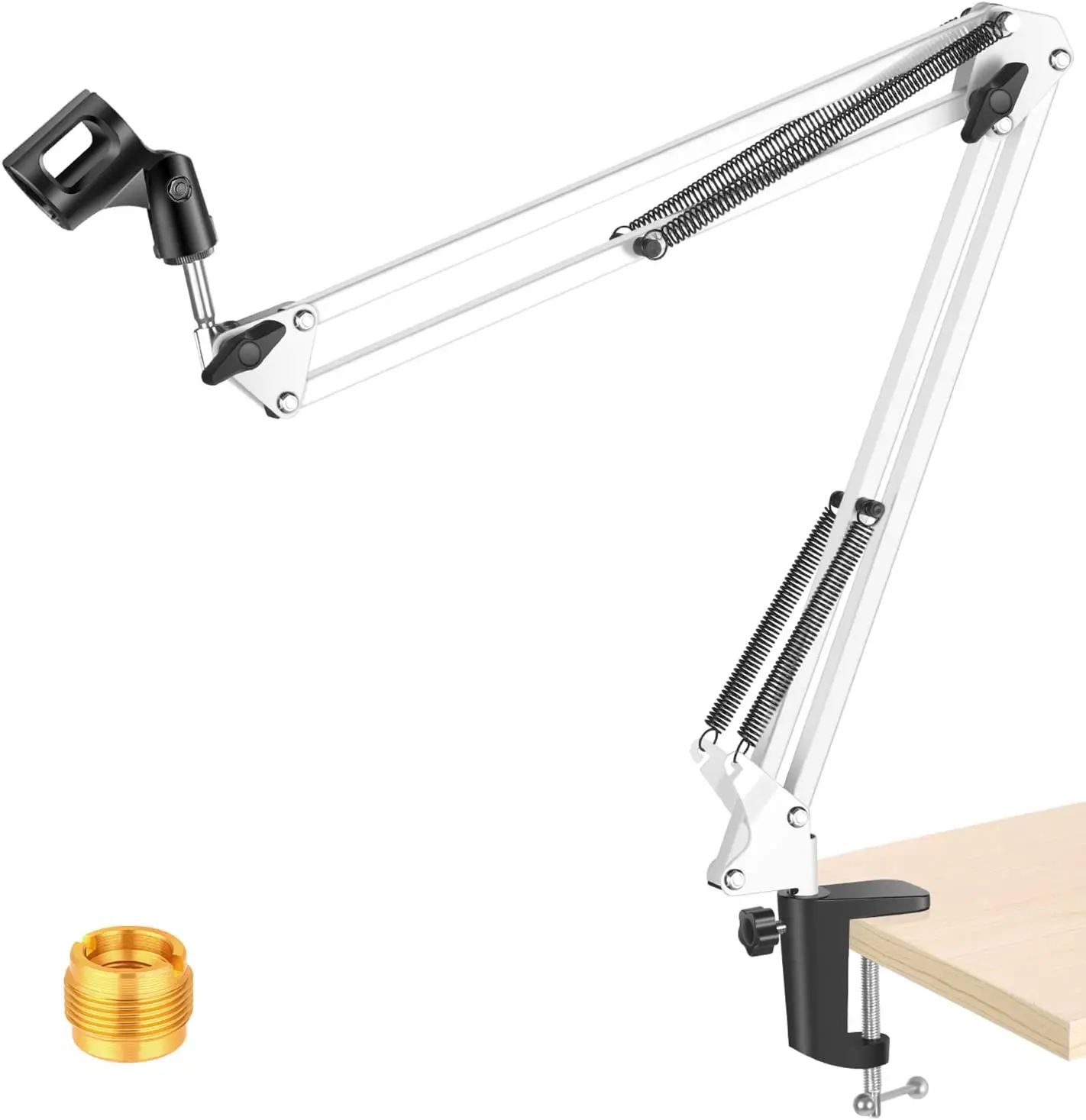 NEEWER Adjustable Microphone Suspension Boom Scissor Arm Stand for ...