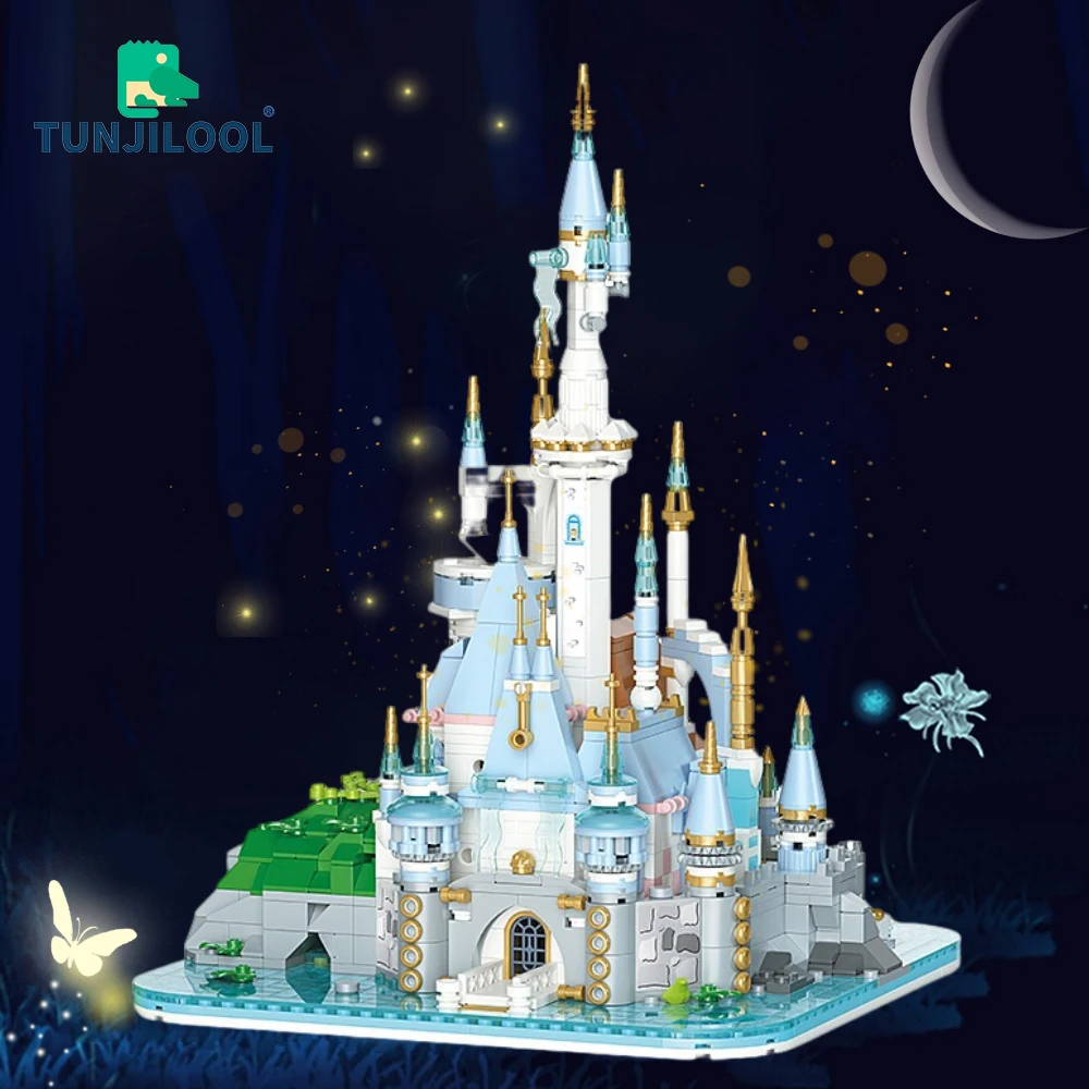 Princess-Castle-Building-Blocks-Moonlight-City-Street-View-Mini-Bricks ...