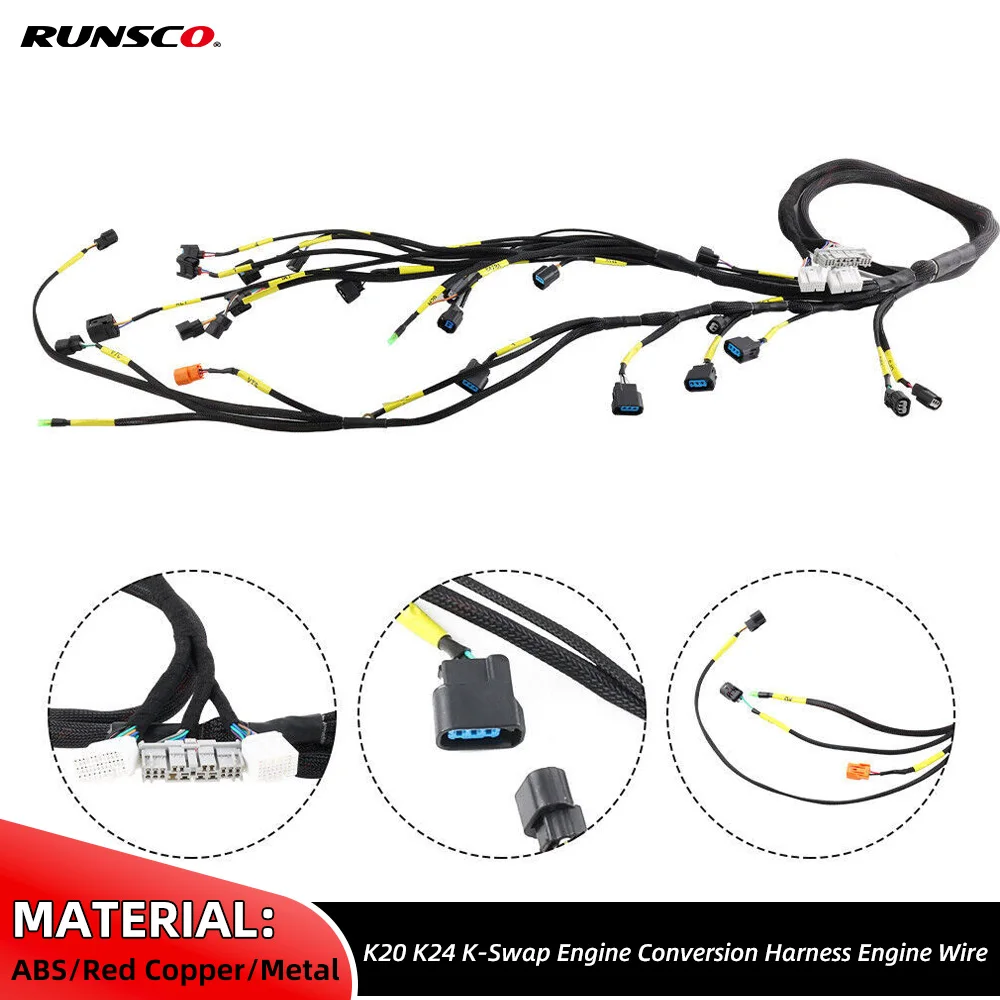 K20-K24-Tucked-Engine-Harness-For-Honda-Acura-K-Swap-Integra-CRX-EK-EG ...