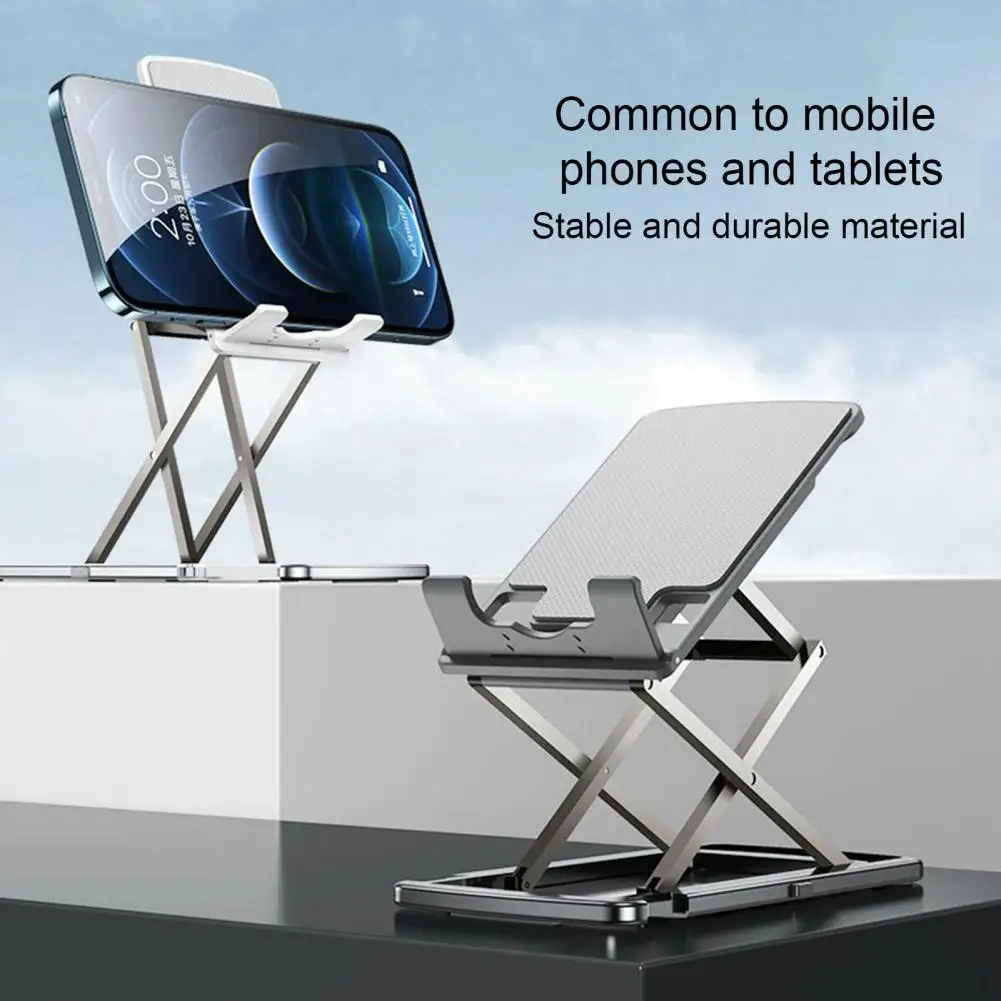 Phone-Stand-Adjustable-Folding-Anti-skid-Pad-Aluminum-Alloy-Desk-Smart ...