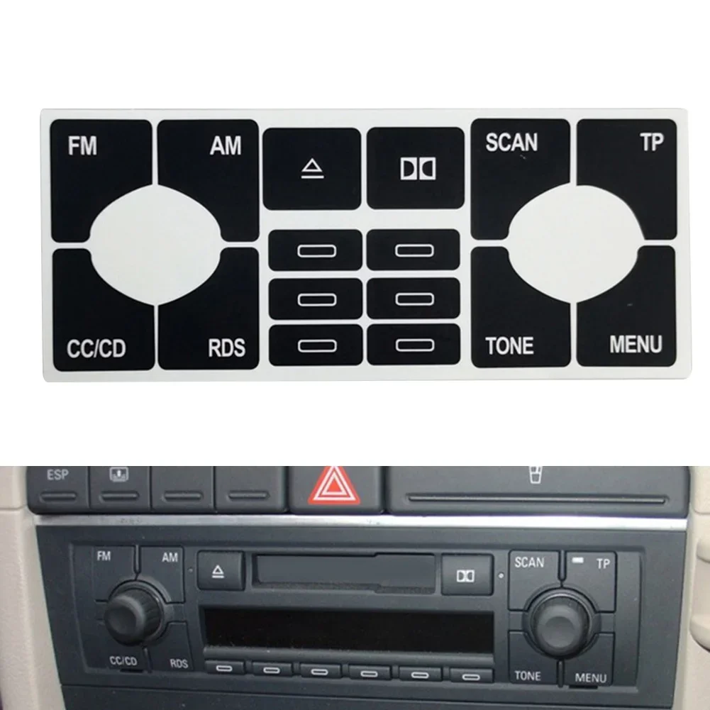Car-Radio-Panel-Repair-Stickers-Button-Stickers-For-A4-B6-For-A6-C5 ...