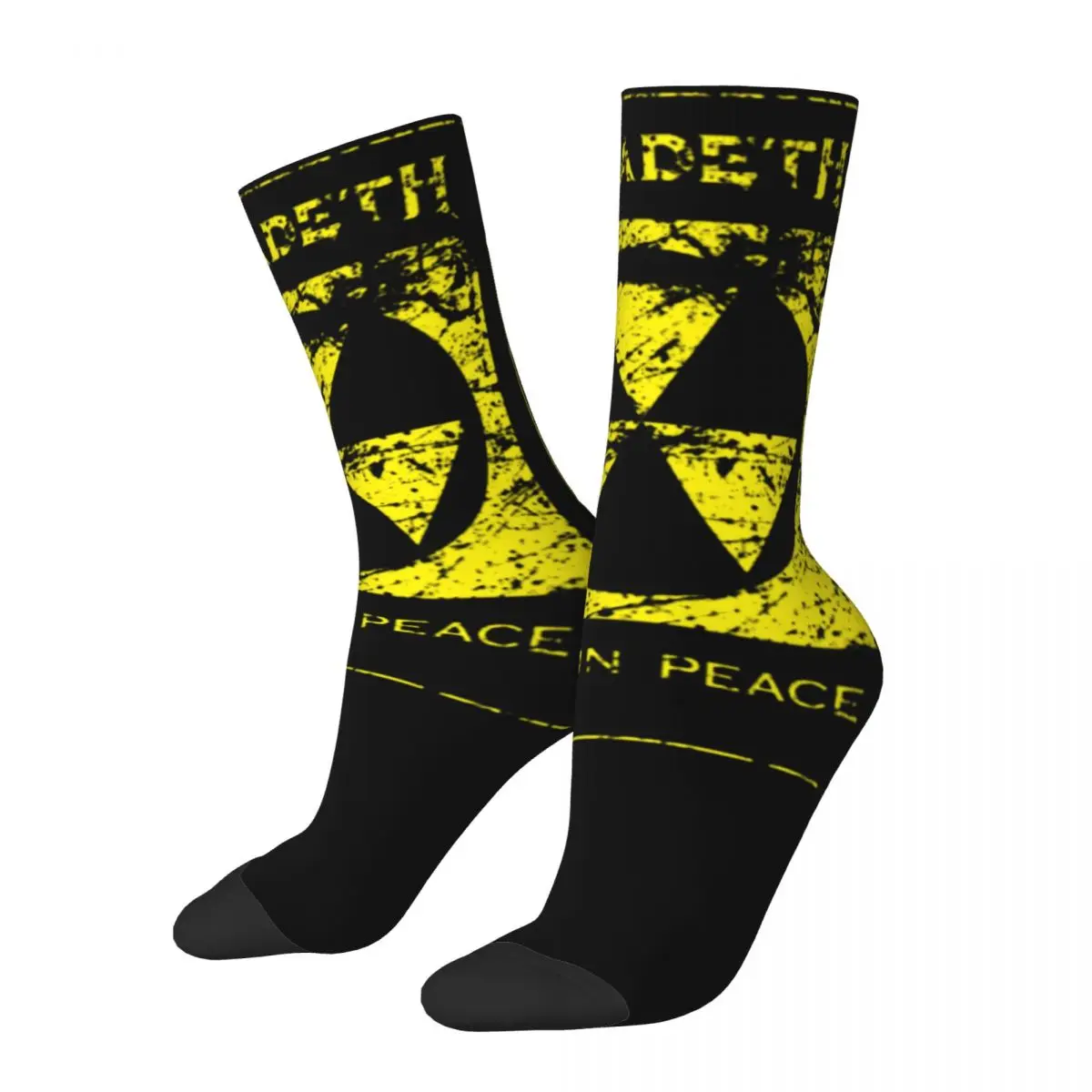 Megadeth-Rust-in-Peace-Merch-Crew-Socks-para-homens-banda-de-metal ...