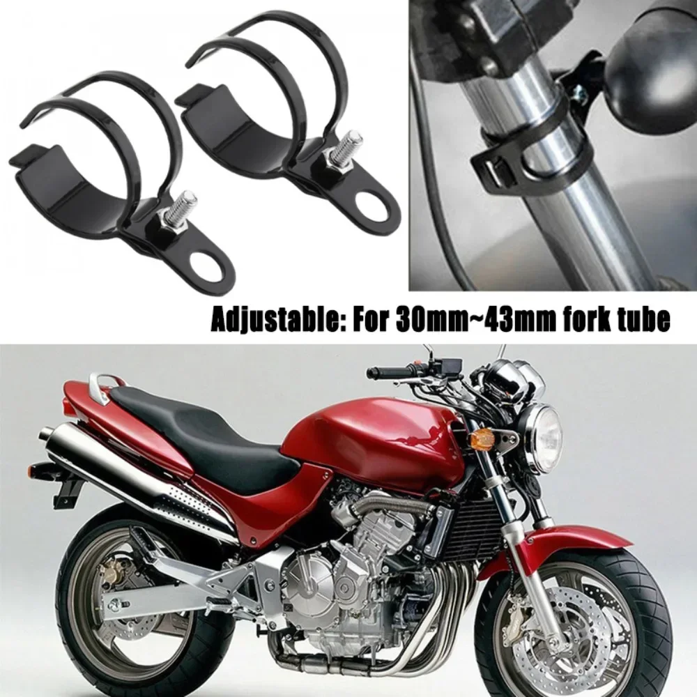 Adjustable-30-43mm-Motorcycle-Turn-Signal-Light-Mount-Bracket-Light ...