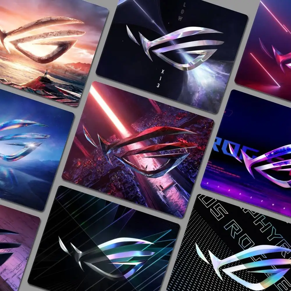 A-ASUS ROG Republic Of Gamers Logo Animation Cartoon Anime Gaming Mouse ...