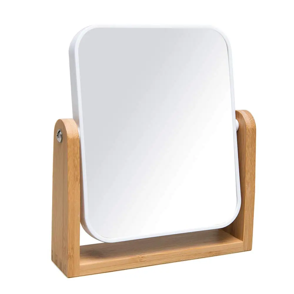 Travel Makeup Mirror with Stand 1X/3X Magnifying Double Sided 8 Inch ...