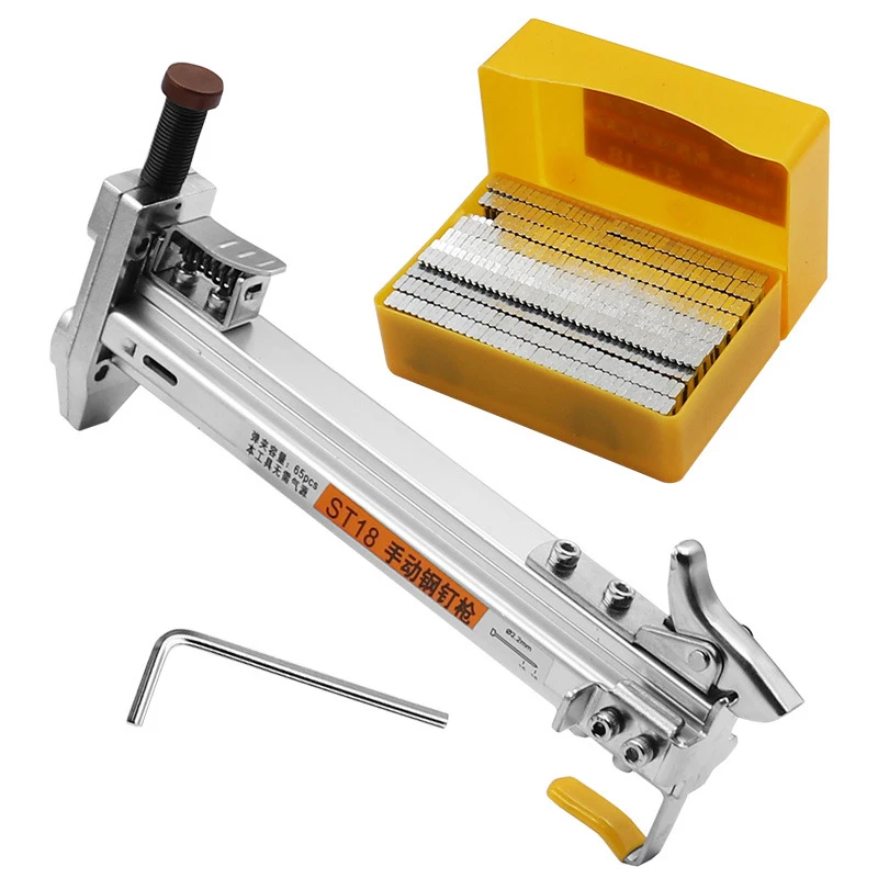 Manual-Steel-Nail-Gun-ST18-Semi-Automatic-Cement-Nail-Gun-Wire-Slot ...