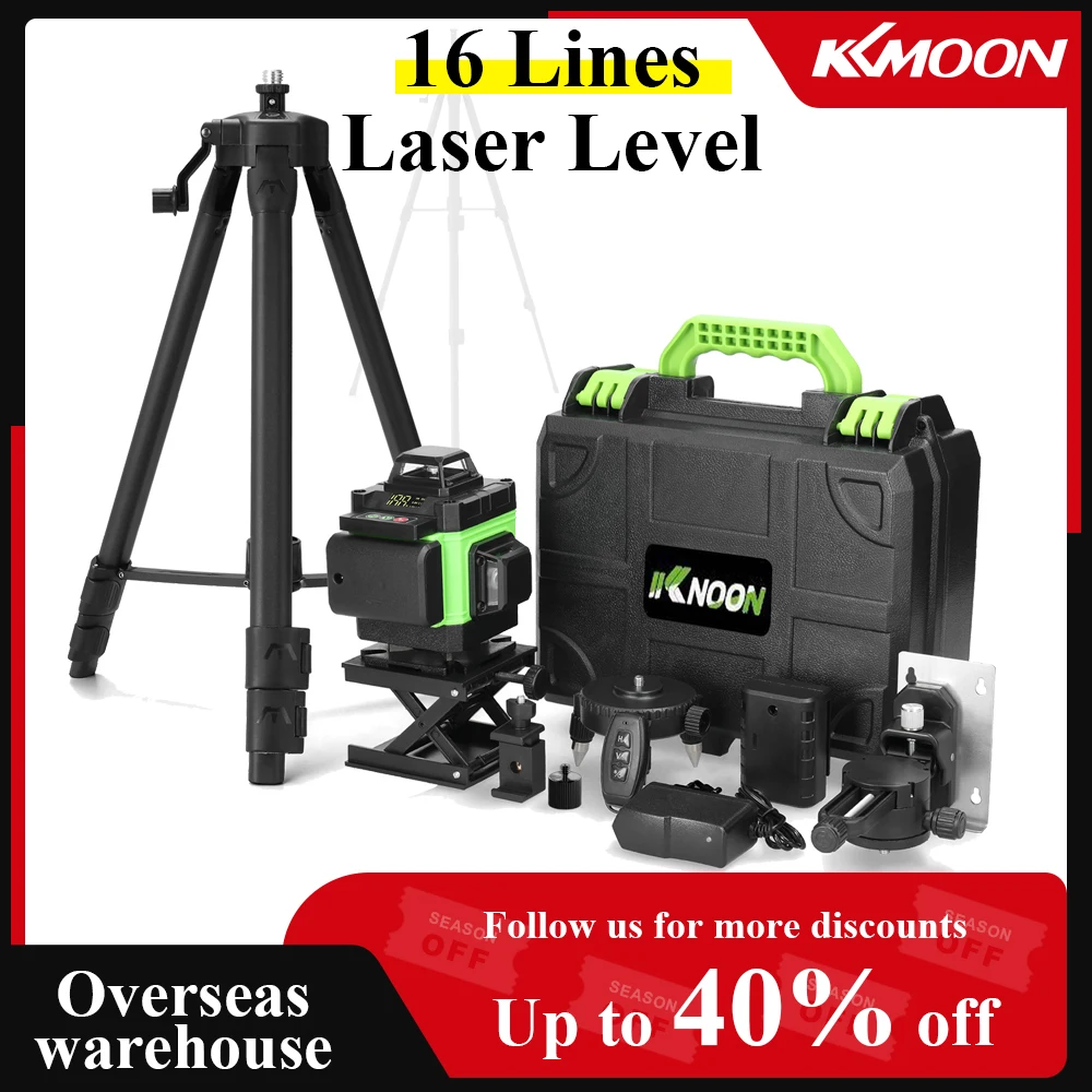 16-Lines-Laser-Level-Green-Line-3-Self-leveling-Laser-Leveling-Tool-360 ...