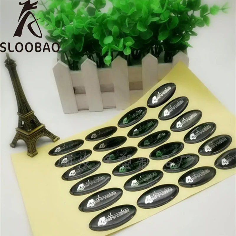 Free Shipping 1000pcs Customized High Quality Round Crystal Epoxy ...