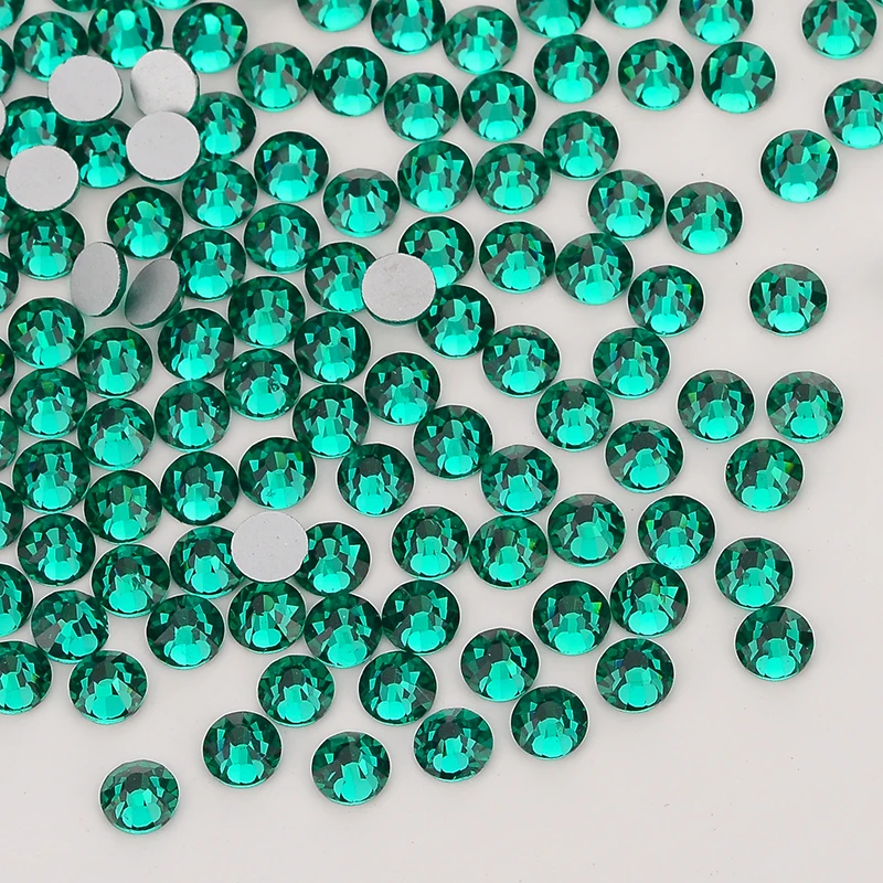 Blue-Zircon-AB-SS3-SS34-Flatback-Glass-Rhinestones-Glitter-Strass-VC ...