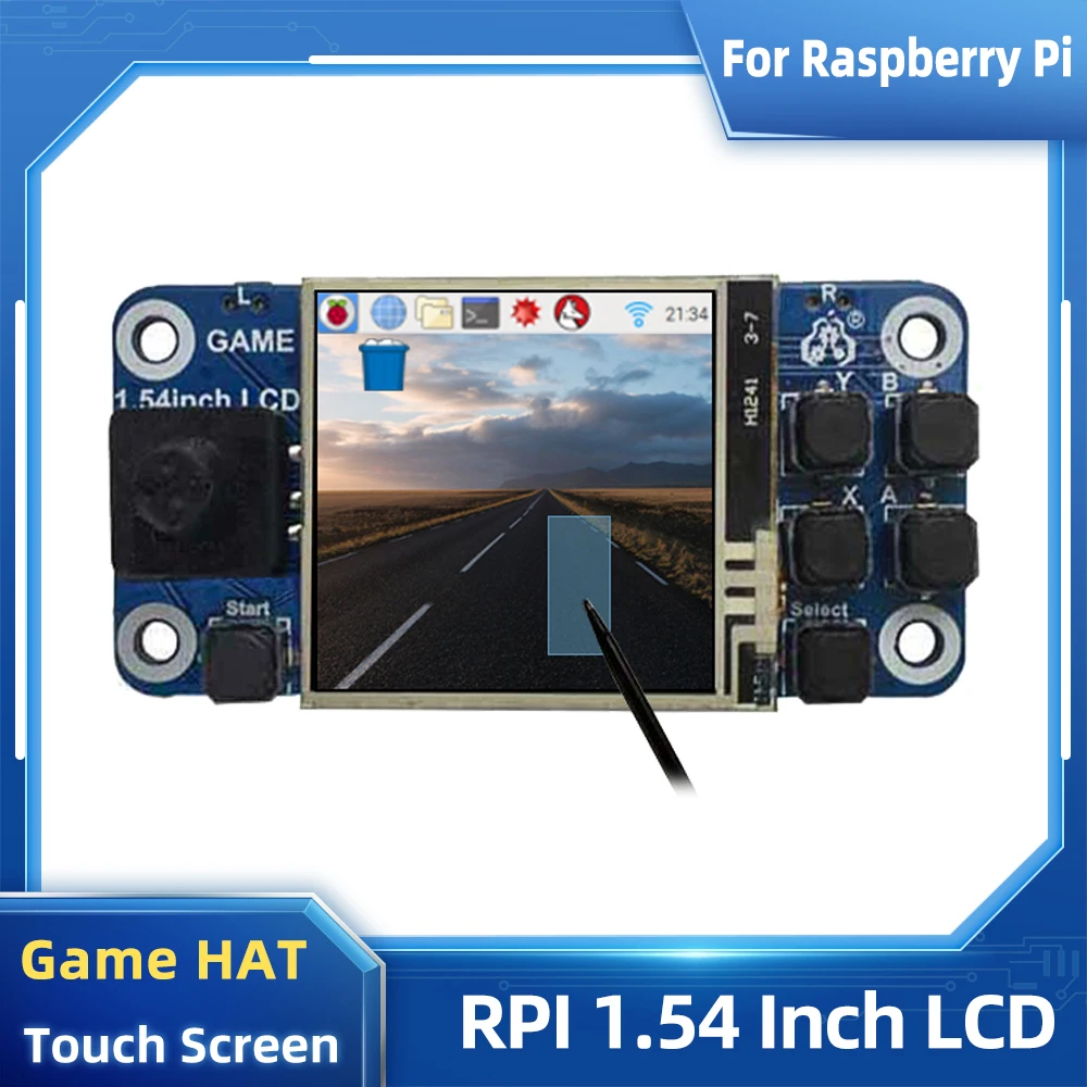 Raspberry Pi 1.54 Inch LCD Touch Screen Game HAT for Raspberry Pi Zero ...