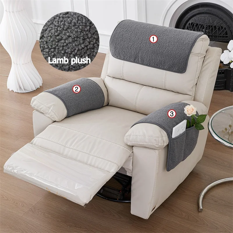 Funda-de-felpa-para-silla-reclinable-cubierta-para-la-cabeza-toalla ...