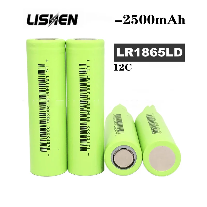 LISHEN-Original-18650-Lithium-Battery-2500mAh-12C-3-7V-Power-Batteries ...
