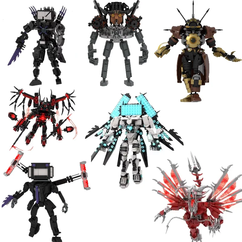 Titan-Dragon-Drillman-Building-Blocks-Toy-Speakerman-Titan-Blocks-Set-G ...