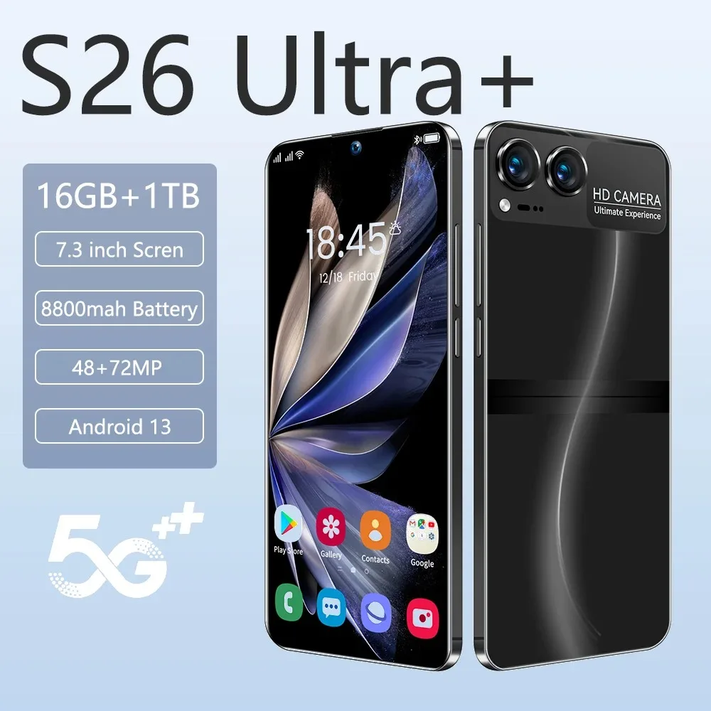 S26-Ultra-Smartphone-16GB-1TB-7-3-Inch-Screen-8800Mah-Android13 ...
