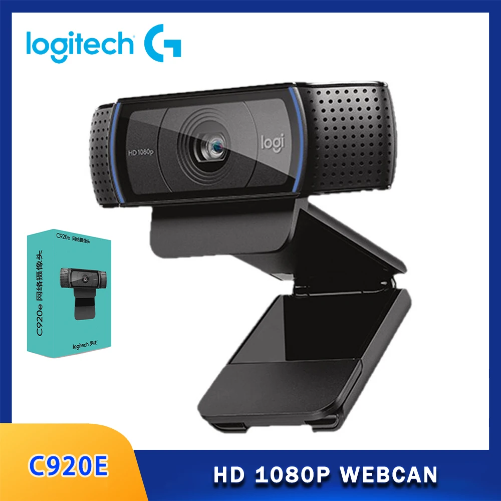 Logitech C920e C920 HD Smart 1080p Mic-Enabled Live Anchor Webcam For ...