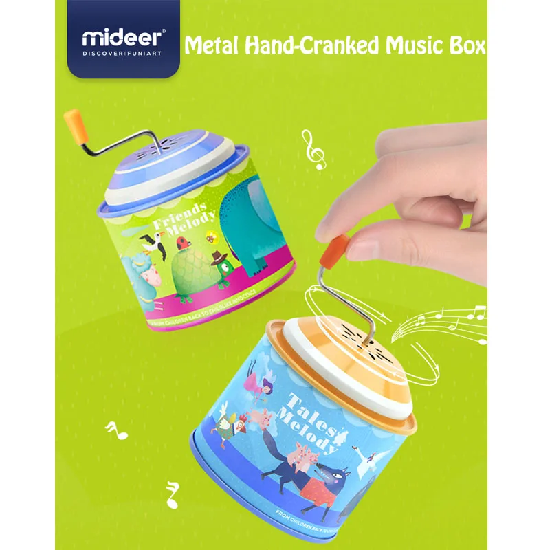 MiDeer caja de música de mano de cuento de hadas para niños, caja de ...