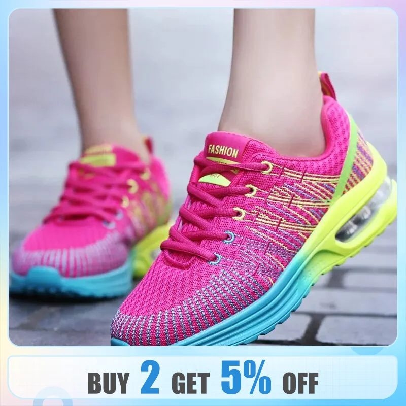 Women-Shoes-Running-Shoes-For-Women-Outdoor-Elastic-Jogging-Sneakers ...