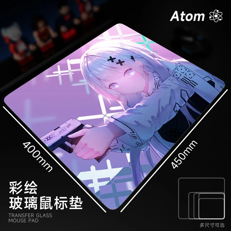 Atom-mouse-pad-fotovoltaico-vidro-personalizado-temperado-atualiza-o ...