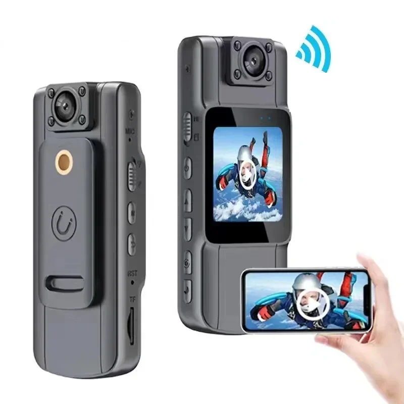 Mini-Camera-Camcorders-With-HD-IPS-Screen-180-Rotatable-Len-Back-Clip ...