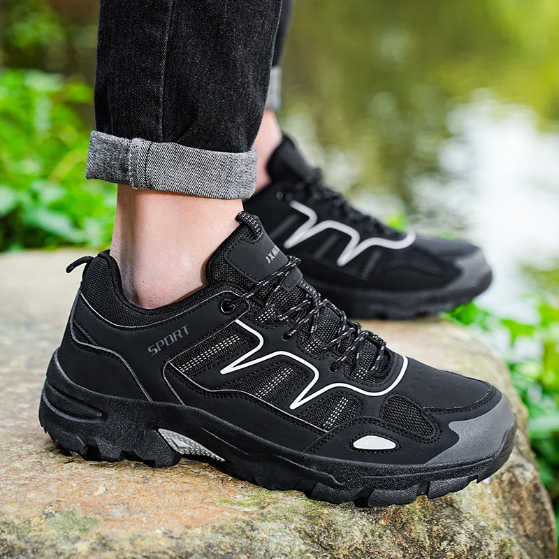 New-Arrival-Classics-Style-Men-Hiking-Shoes-Lace-Up-Men-Walking-Sport ...
