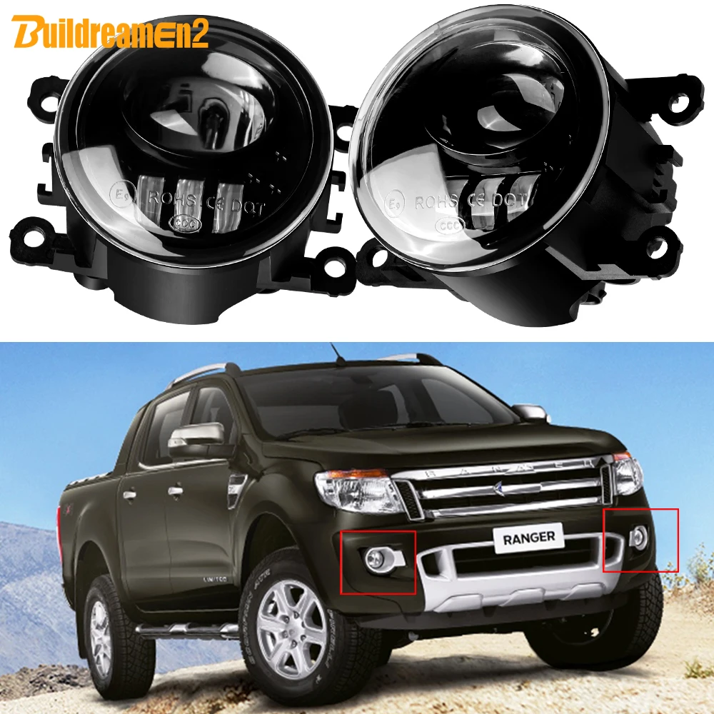 2-X-Car-Front-Bumper-Fog-Light-Assembly-For-Ford-Ranger-PX-PX2-P375-T6 ...