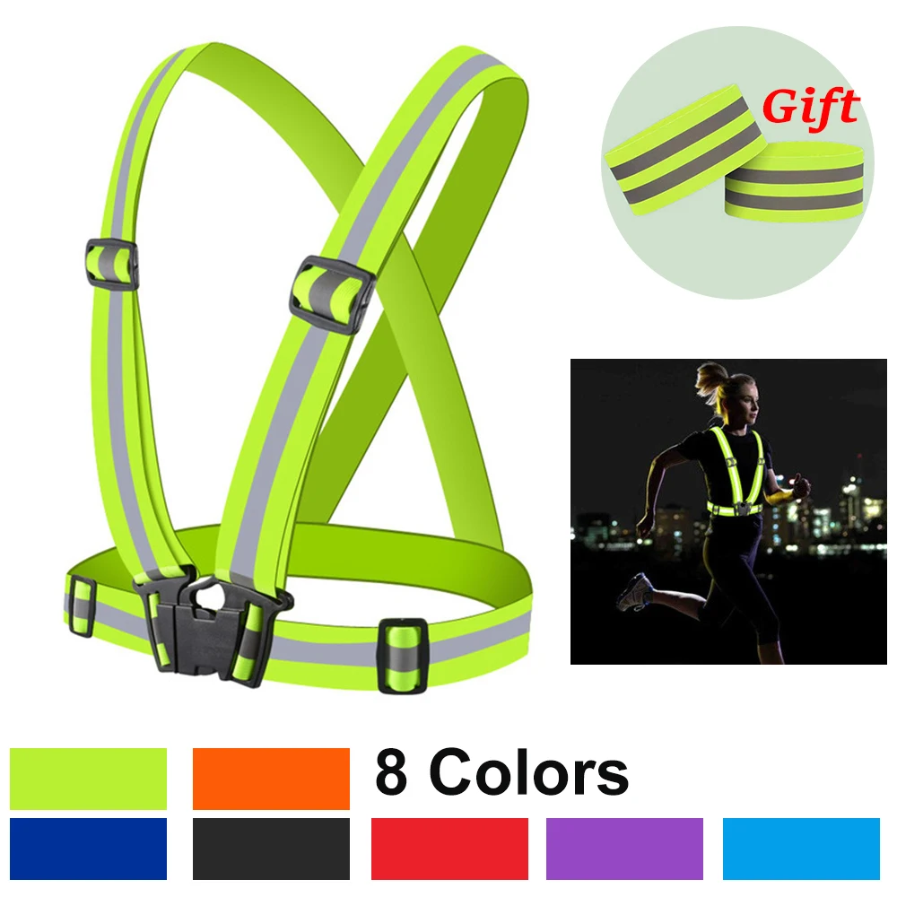 High Reflective Straps With Free Gifts Wristbands Night Running Riding ...