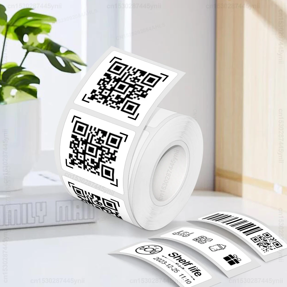 E210 Thermal Paper Roll Waterproof Self-adhesive Label Sticker Tape ...