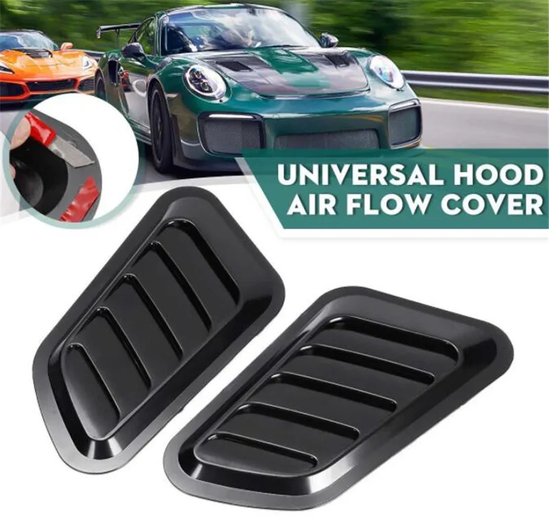 Car-Universal-Vent-Side-Vent-Hood-Air-Outlet-Decorative-Vents-Carbon ...
