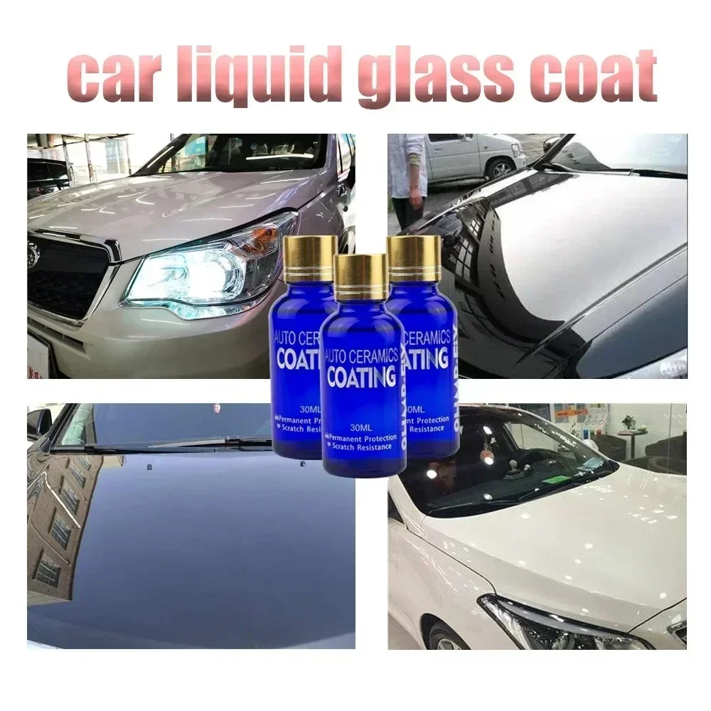 9H Car Liquid Ceramic Coating Hydrophobic Glass Coat Motocycle Paint ...