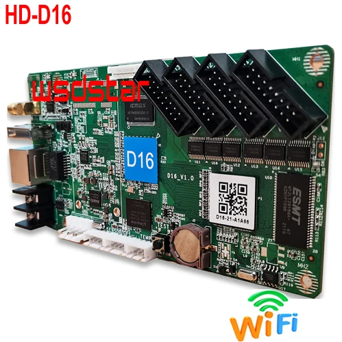 HUIDU HD-D16 HD-D16+WIFI Standard Wi-Fi module 640*64 Widest: 640 ...