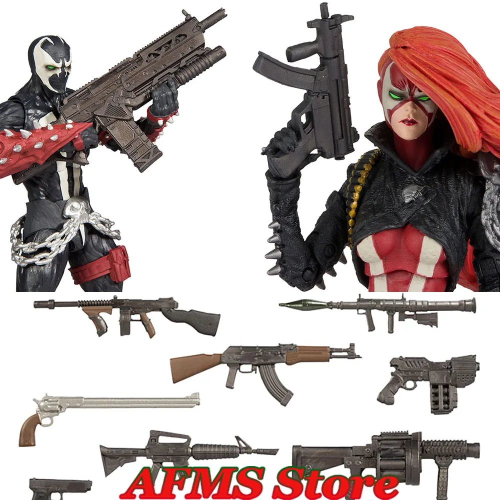1-12-Scale-Anime-Soldier-Weapon-Accessory-Kit-Sniper-Gun-Submachine-Gun ...