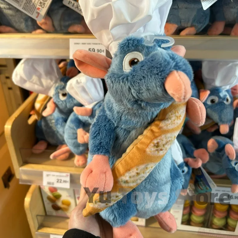 2024-30cm-Disney-Mouse-Ratatouille-Remy-Plush-Kawaii-Bread-Hat-Anime ...