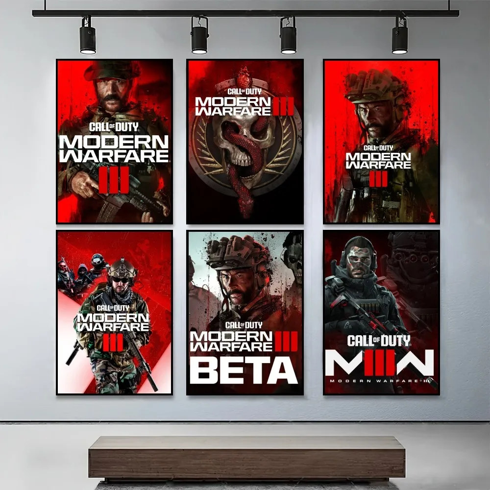 Call-of-Duty-M-Modern-W-Warfare-III-Poster-Prints-Wall-Sticker-Painting ...