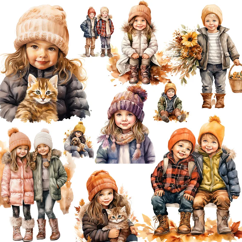 Autumn-Lovely-Children-Stickers-Crafts-And-Scrapbooking-stickers-kids ...