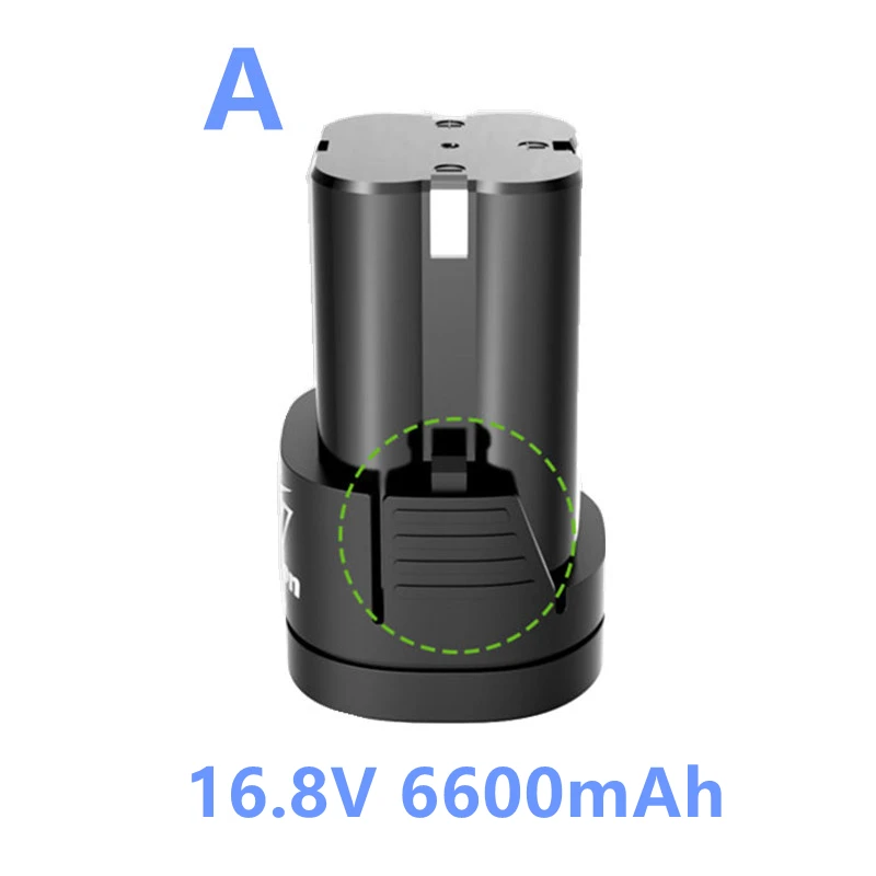 16.8v 6600mAh B--Batterie lithium ion pour tournevis sans fil, perceuse ...