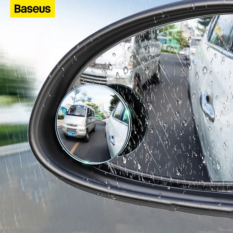 Baseus 2 pçs espelho retrovisor do carro visão completa 360 graus de ...