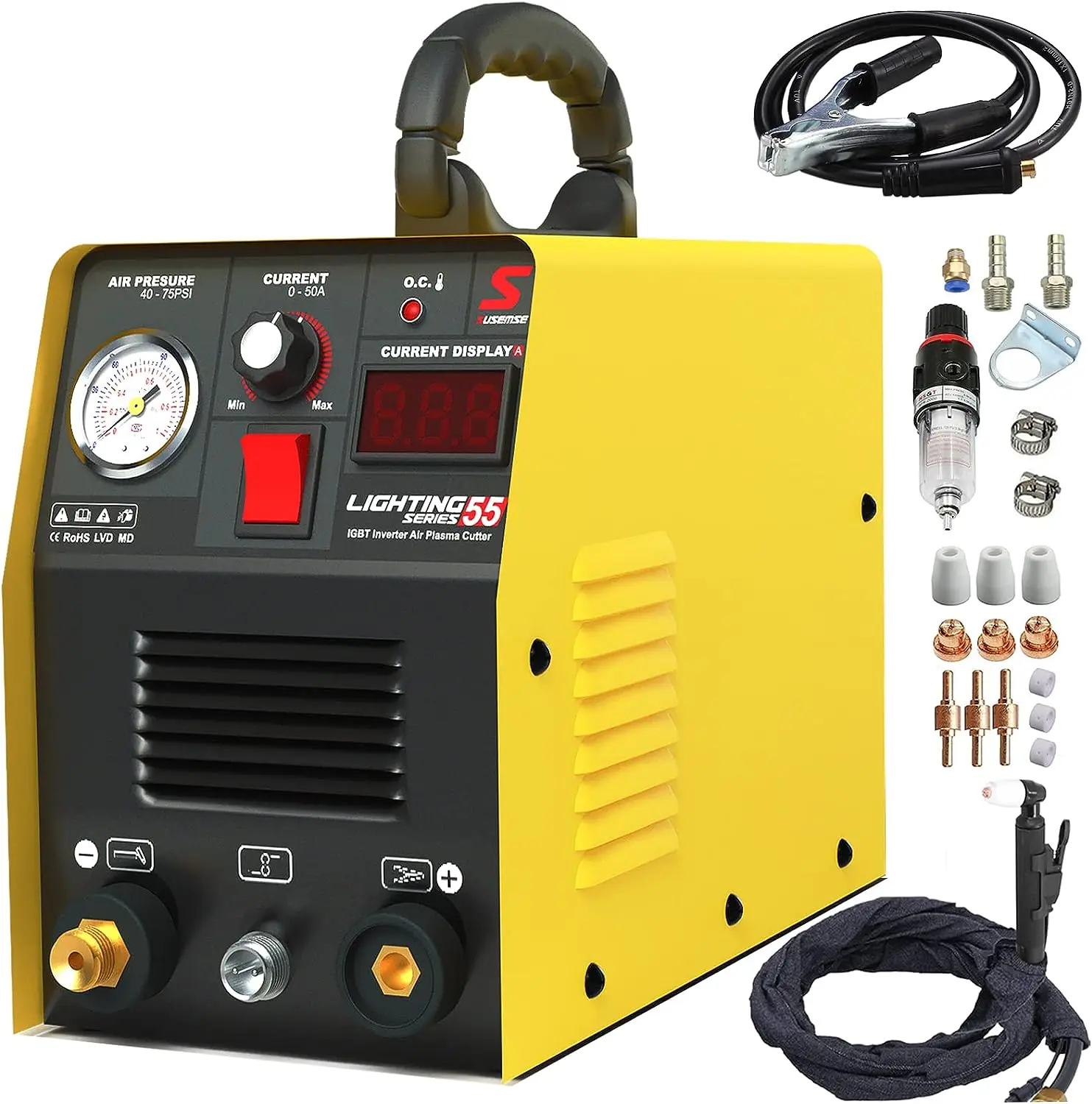 SUSEMSE-Plasma-Cutter-55-Amp-HF-IGBT-Inverter-Portable-Air-Plasma ...
