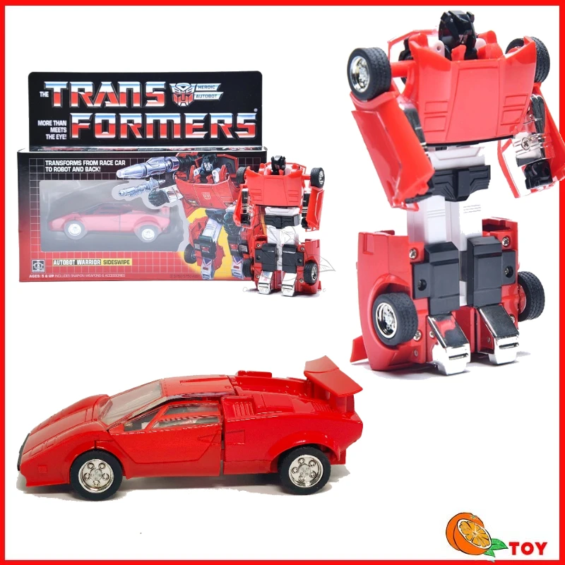 In stock Transformers toys US version G1 84-86 KO Sideswipe Model Robot ...