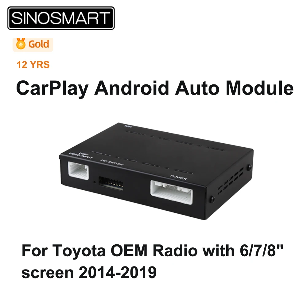 SINOSMART-CarPlay-Android-Auto-Decoder-for-Toyota-OEM-Monitor-Corolla ...