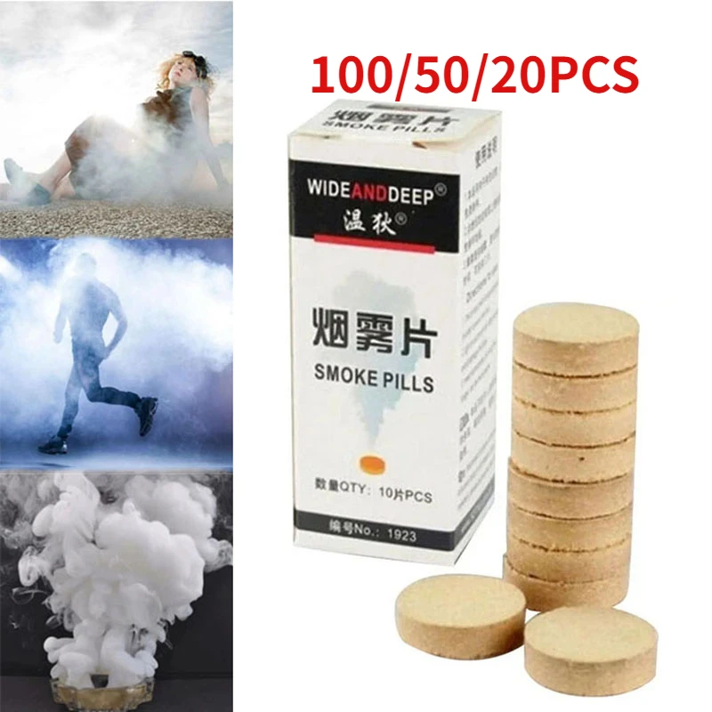 100-50-20pcs-Smoke-Grenade-Bomb-Halloween-Wedding-Decor-White ...