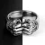 316l Stainless Steel Angry Fist Power Man Men Rings Punk Rock Hip Hop ...
