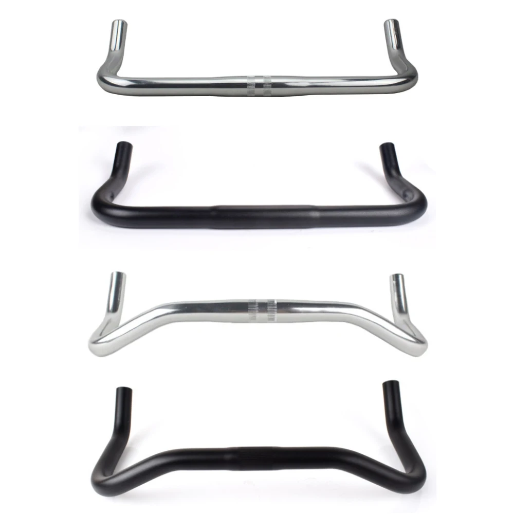 Alumínio Alloy Bike Handlebar, Resto Bend Bar, única velocidade, Track ...