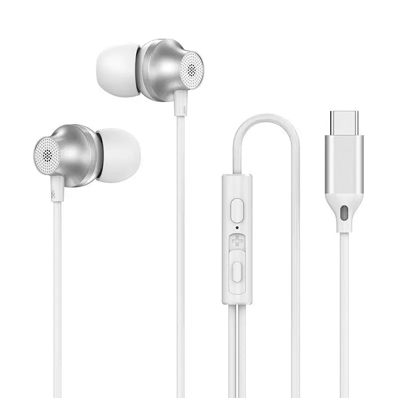 USB-C-Earphones-Copper-Driver-Hifi-Sports-Headphones-In-ear-Type-c-Wire ...