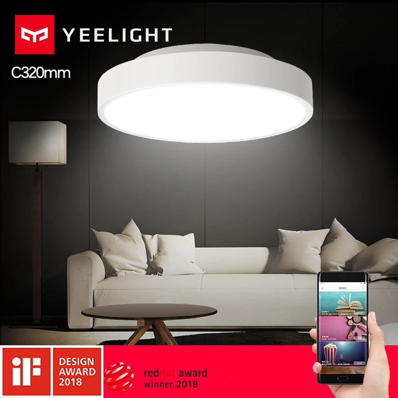 Yeelight-Smart-LED-Ceiling-Light-320mm-Upgrade-lamp-23W-Intelligent-control-Dustproof-Indoor ...